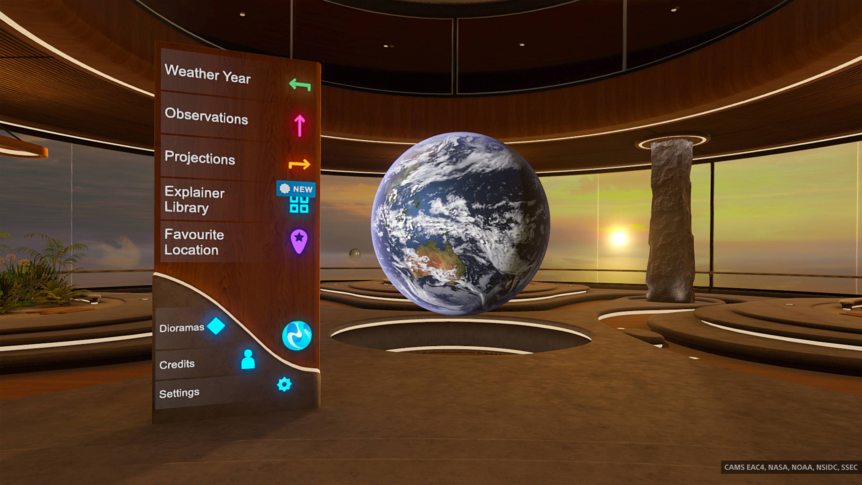 Climate Station: Climate Change Learning Through Virtual Reality